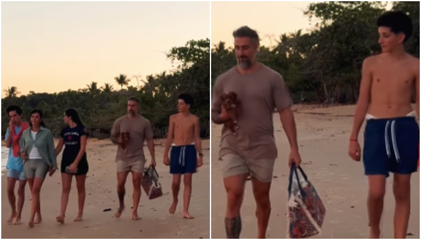 Filhos de Marcos Mion estão enormes: Stefano é maior que o pai - Zappeando