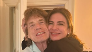 Luciana Gimenez dá parabéns a Mick Jagger